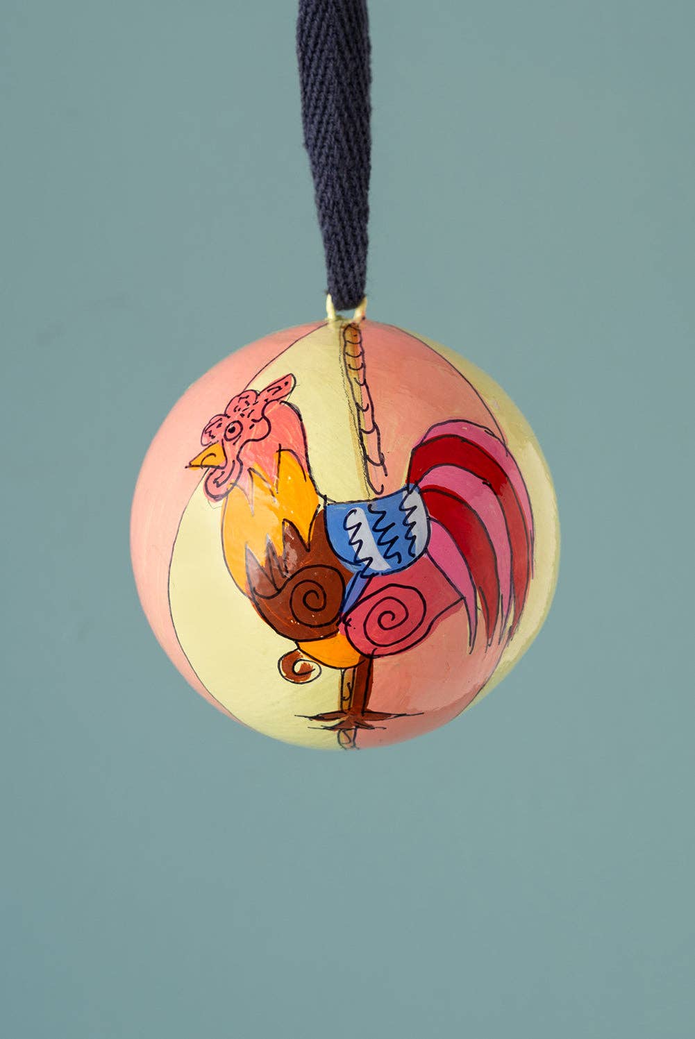 Cockerel Carousel Bauble – Goodwin and Belle