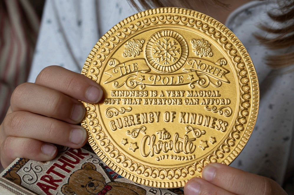 Giant Chocolate Kindness Coin – Goodwin and Belle